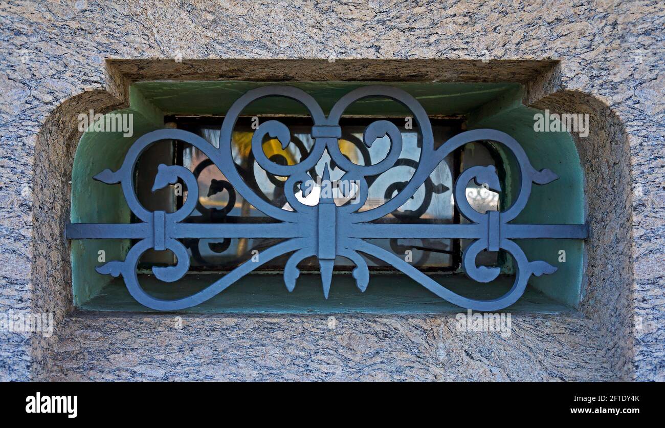 Ancient ornamental grid, Rio de Janeiro, Brazil Stock Photo - Alamy