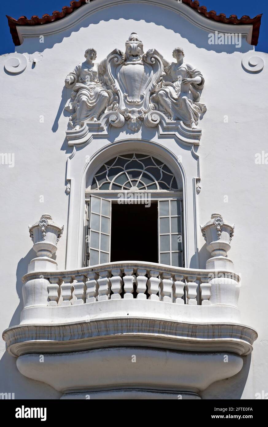 Neocolonial style in architecture, Rio de Janeiro, Brazil Stock Photo ...