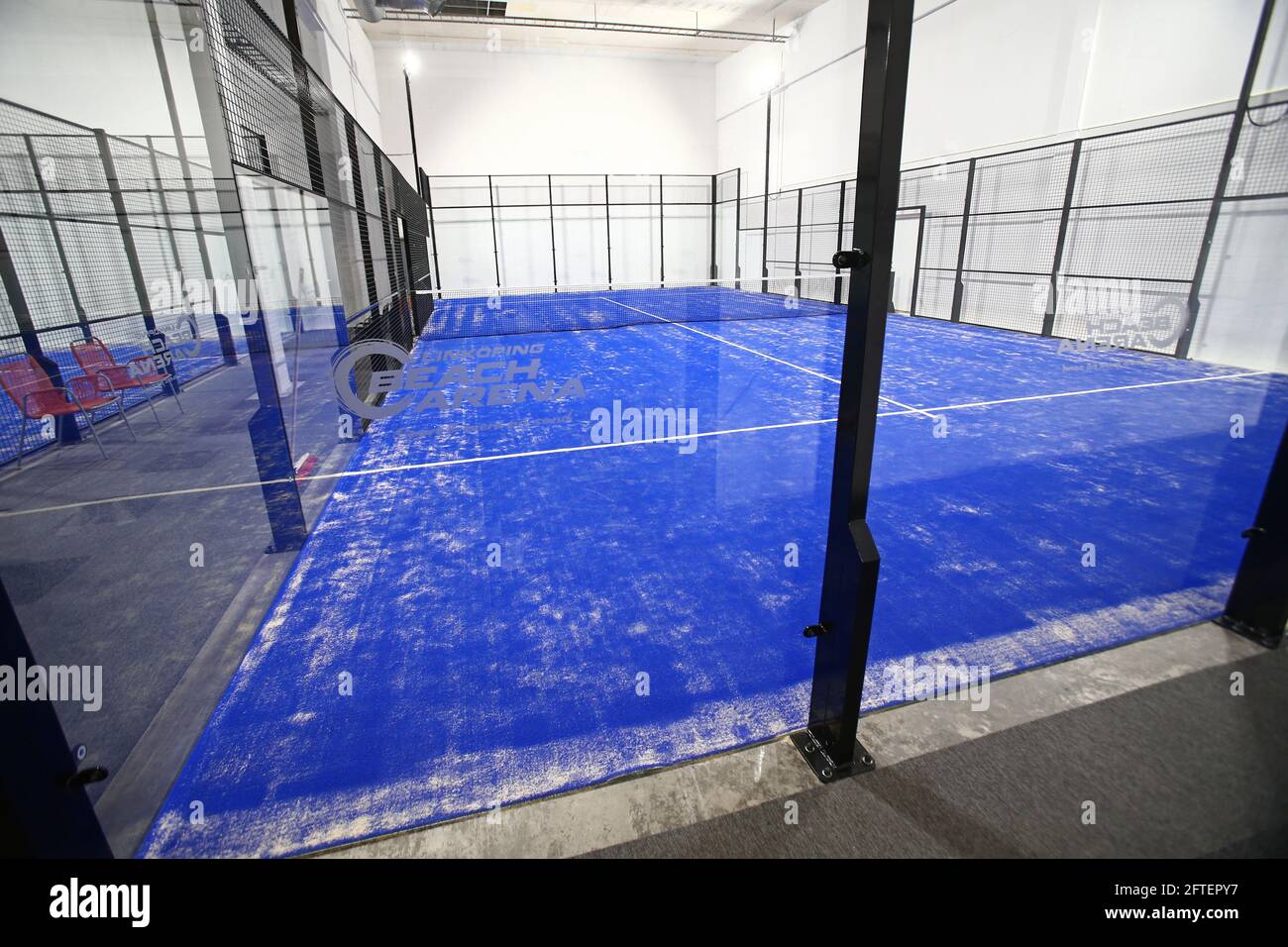 A padel hall Stock Photo - Alamy