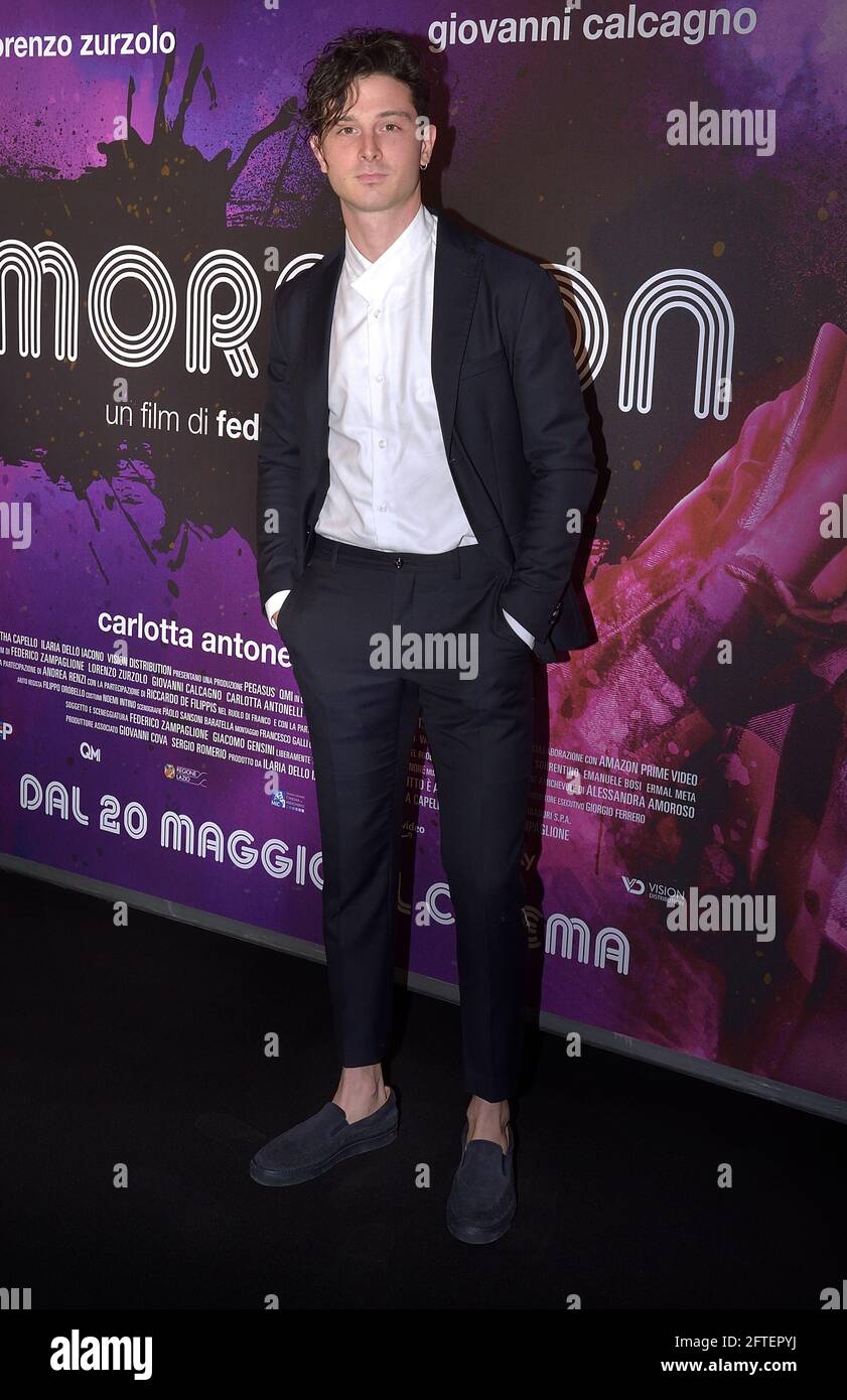 Rome, Italien. 20th May, 2021. The Italian actor Daniele Rienzo attend ...