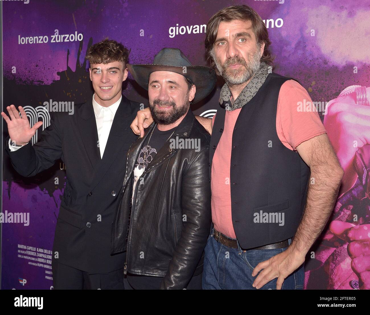 Rome, Italien. 20th May, 2021. The cast of the film Morrison in the ...