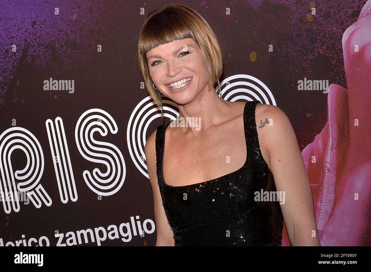 Rome, Italien. 20th May, 2021. The Italian singer Alessandra Amoroso ...