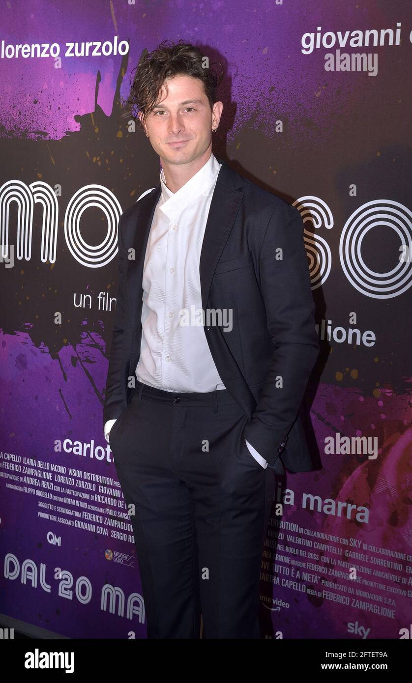 Rome, Italien. 20th May, 2021. The Italian actor Daniele Rienzo attend ...