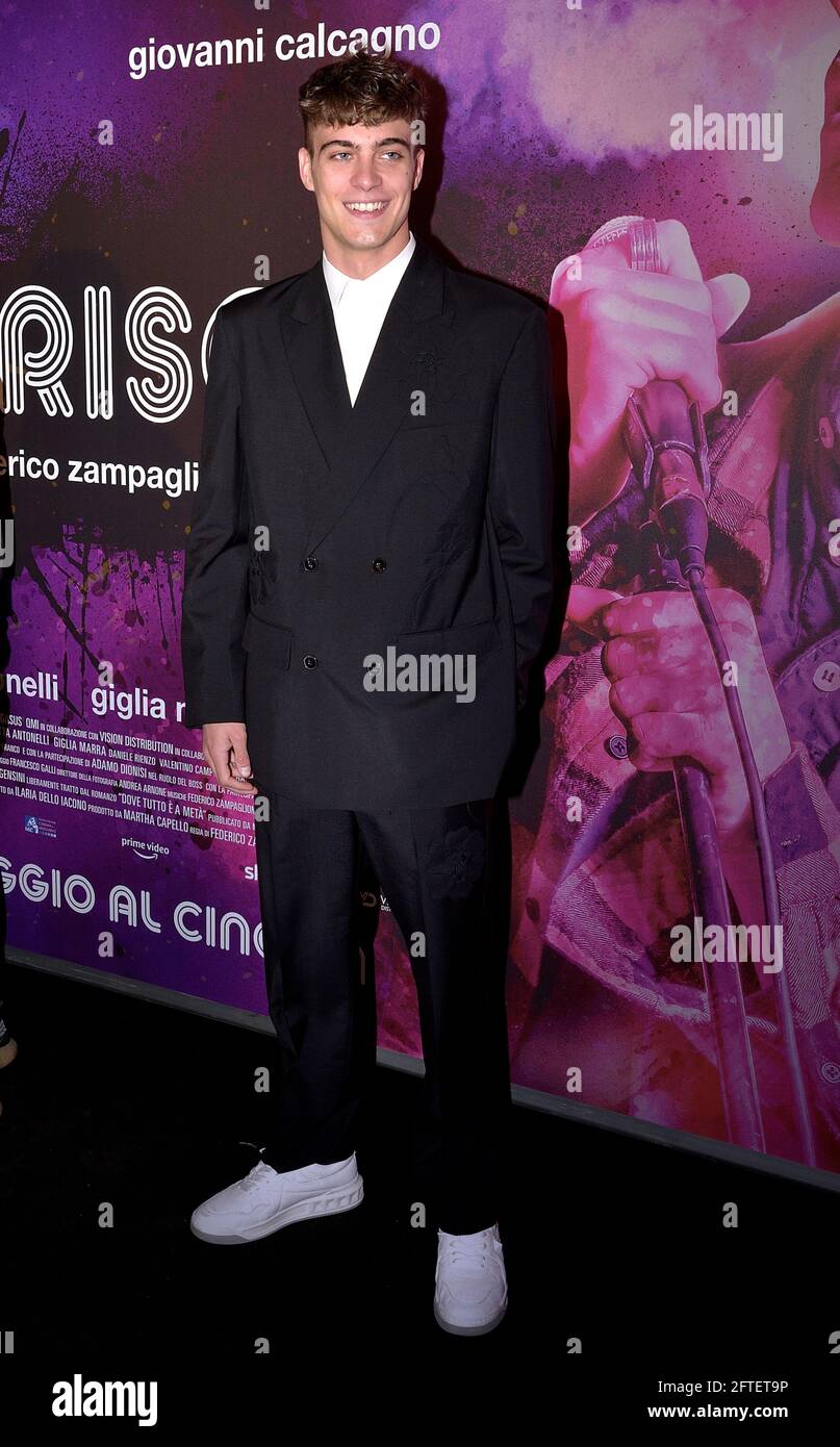 Rome, Italien. 20th May, 2021. The Italian actor Lorenzo Zurzolo attend ...