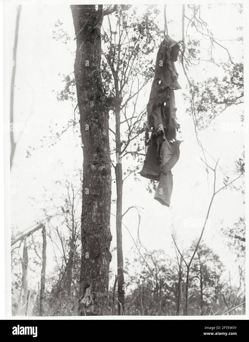 World War One, WWI, Western Front - Battered and torn German overcoat ...