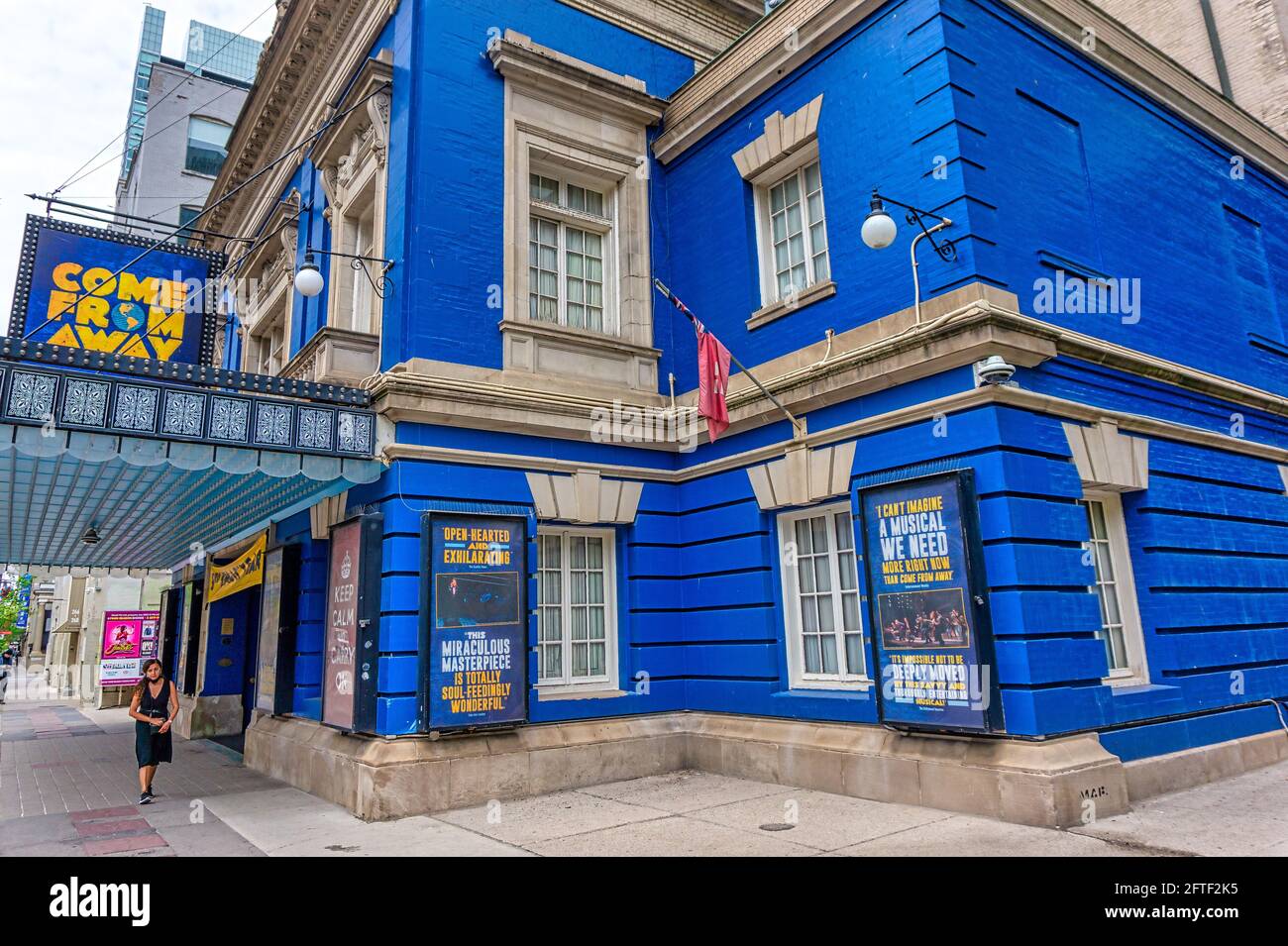 The Royal Alexandra Theatre exterior view. The building has the Ontario ...