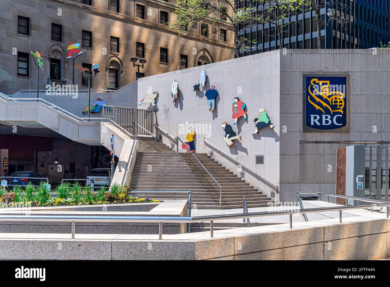 The Royal Bank Plaza in the Toronto downtown district, Canada Stock ...