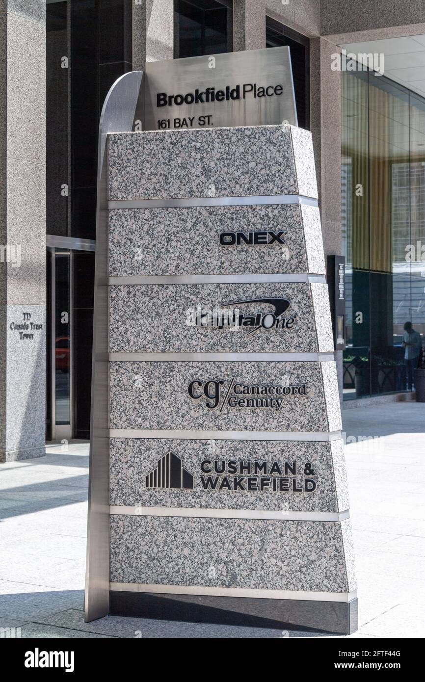 The business located in 151 Bay Street which is part of Brookfield ...