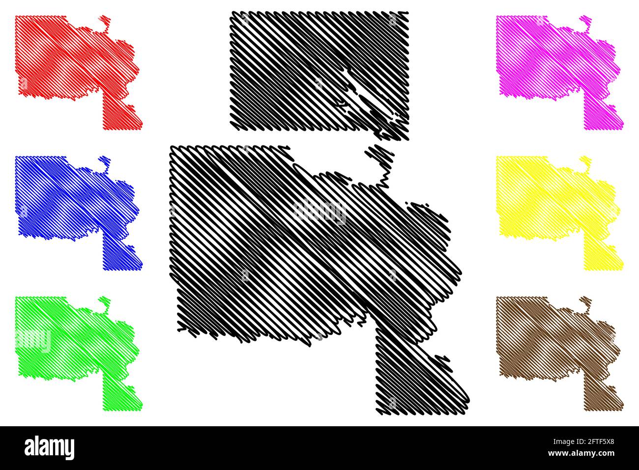 Map of lyman Stock Vector Images - Alamy