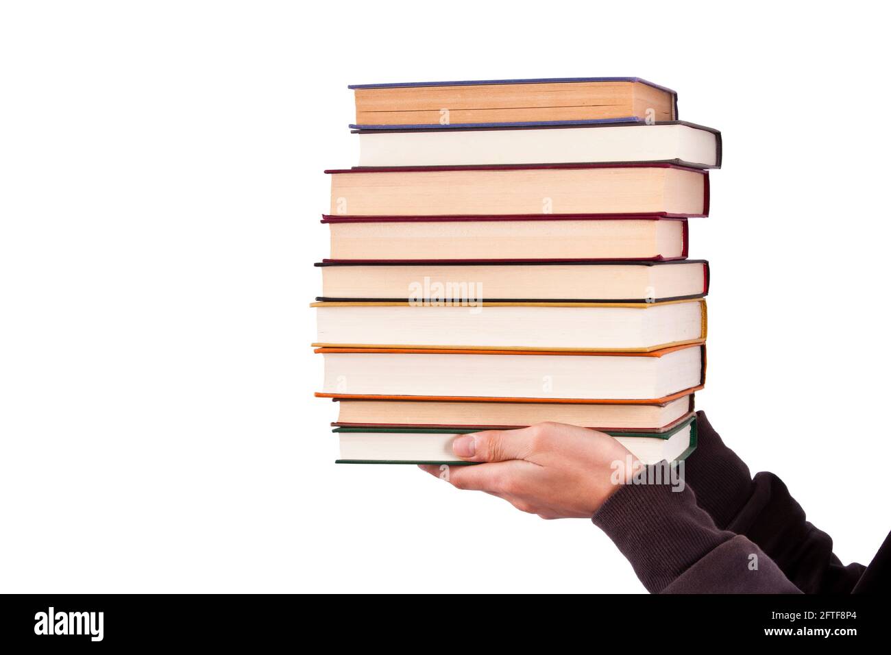 carrying young adult books Stock Photo - Alamy