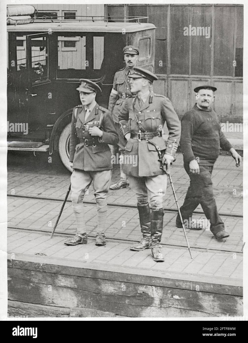 World War One, WWI, Western Front - The Prince of Wales, Prince Edward ...