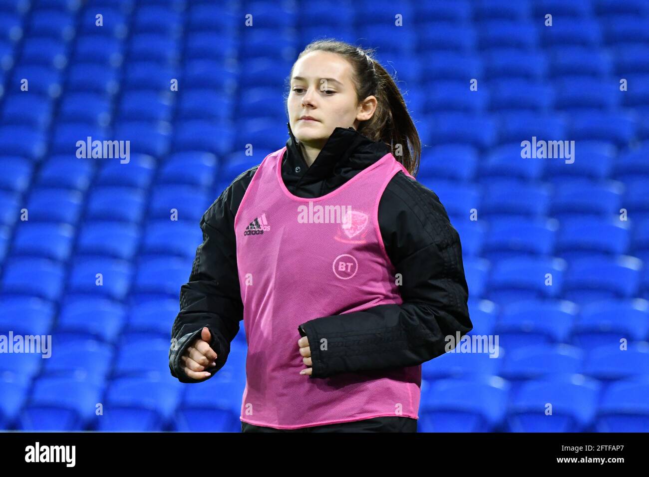 Cardiff, Wales. 27 October, 2020. Maria Francis-Jones of Wales Women ...