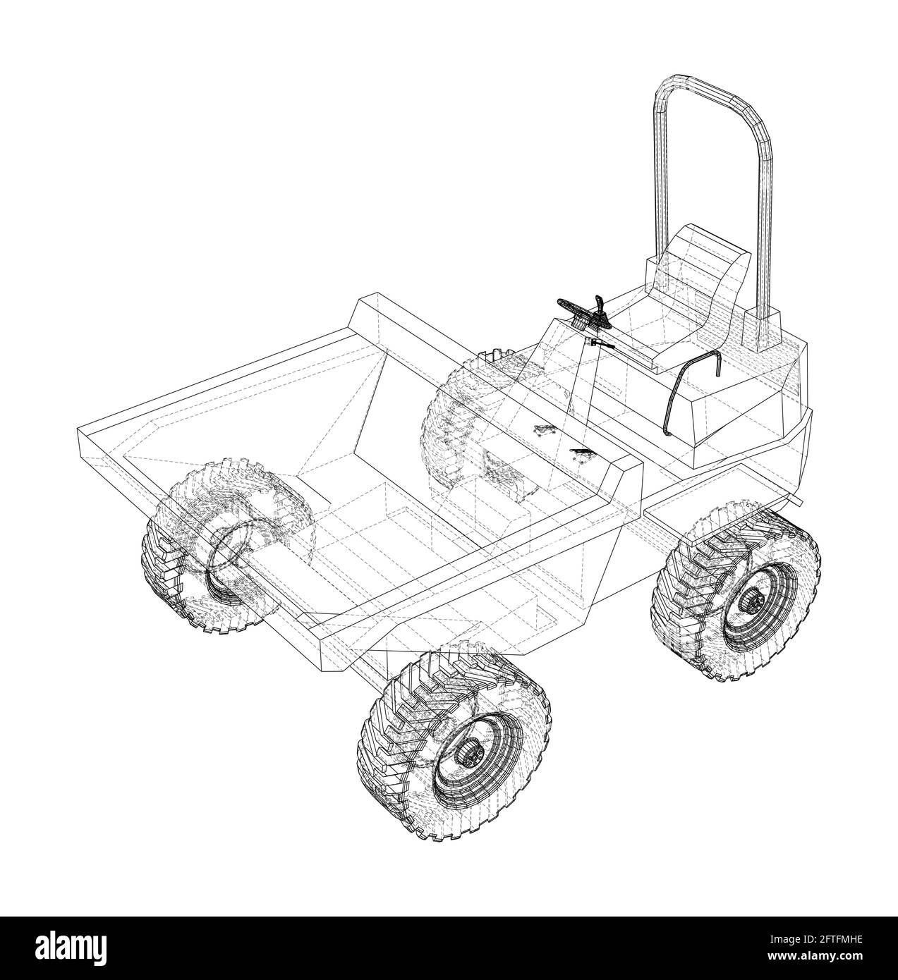 Dumper Truck. Vector Stock Vector Image & Art - Alamy