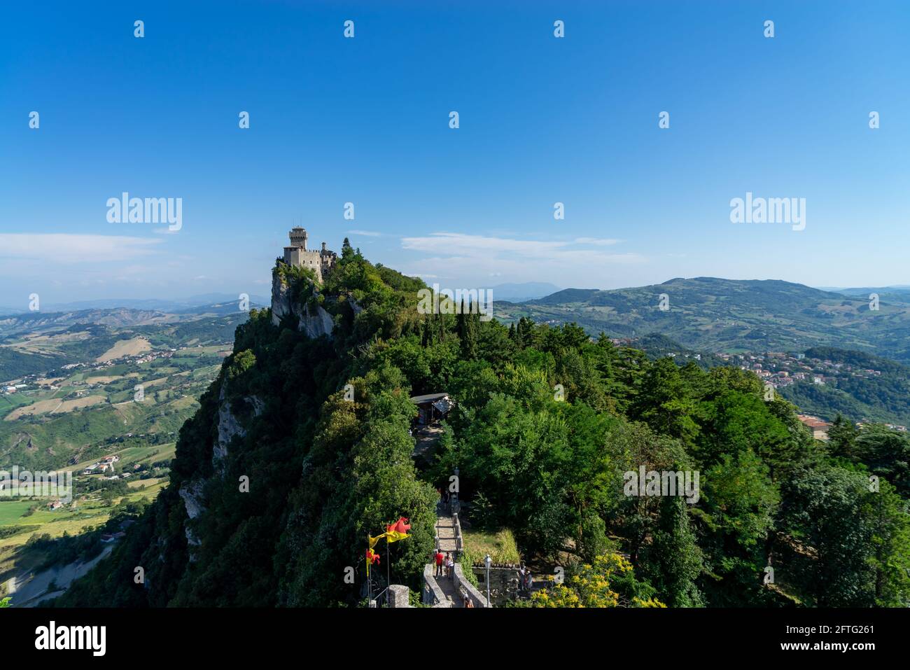 Rocca della Guaita, castle in San Marino republic, Italy Stock Photo ...