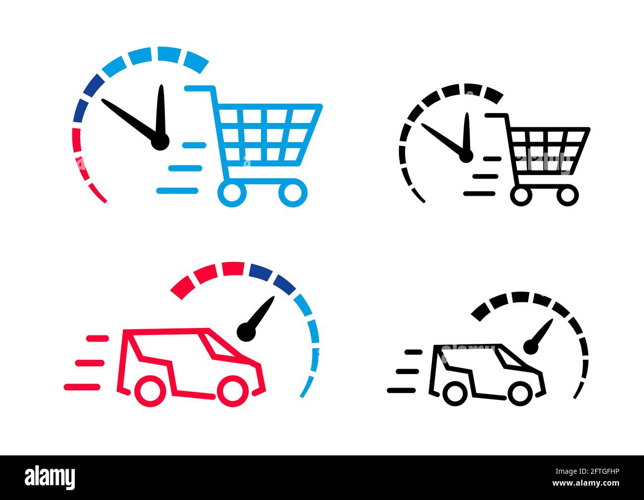 Clock packaging Stock Vector Images - Alamy