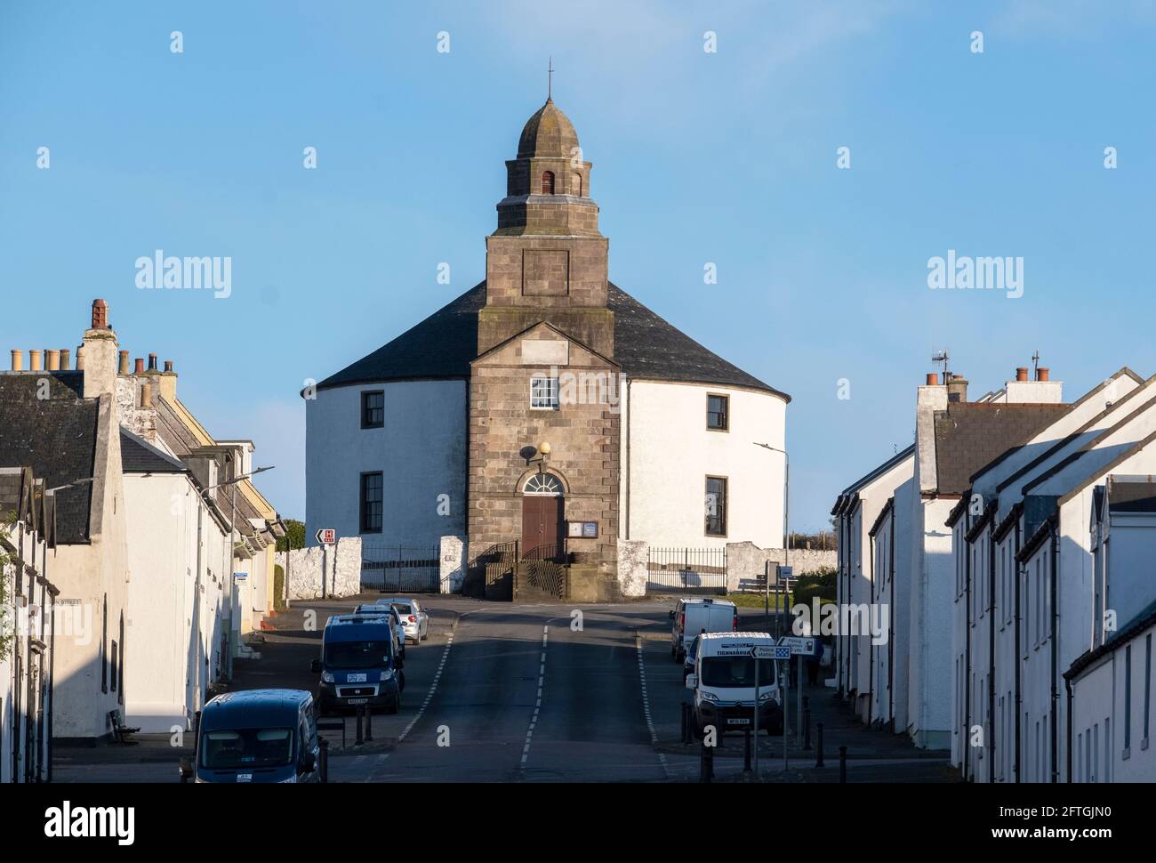 Round church bowmore islay hebrides hi-res stock photography and images ...