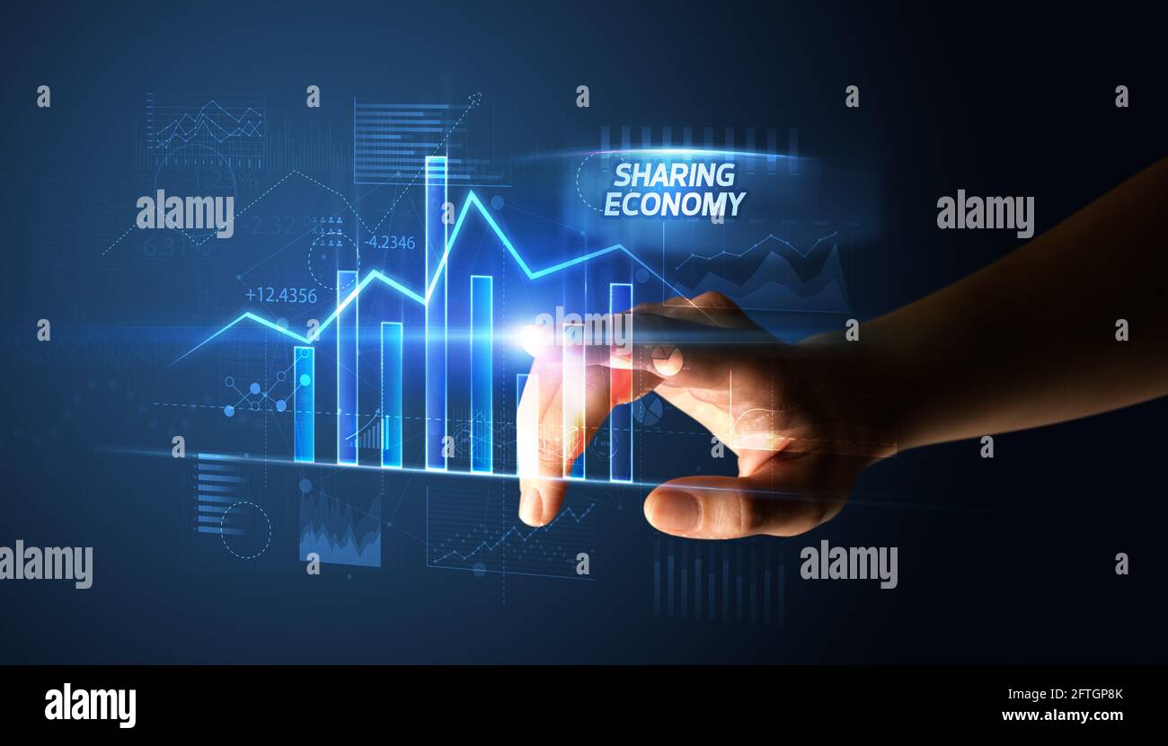 Hand touching business concept concept Stock Photo - Alamy