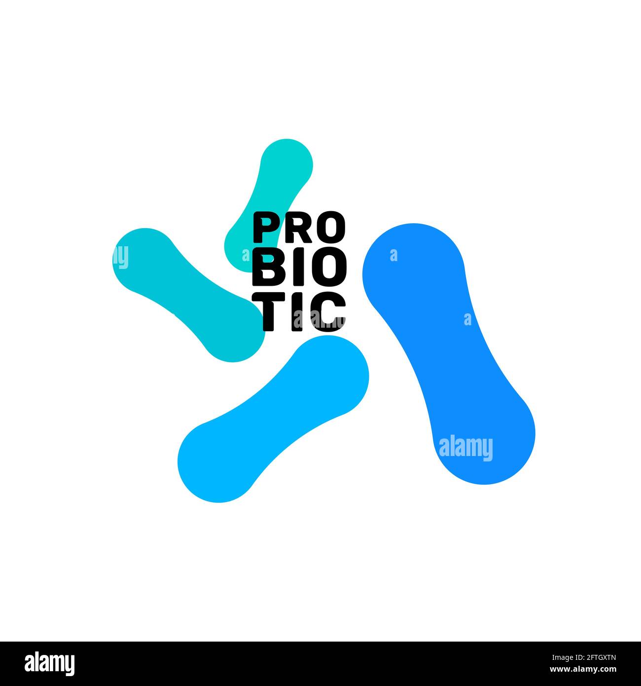 Probiotic Bacteria Logo Bifidobacteria Lactobacillus Gut Acidophilus
