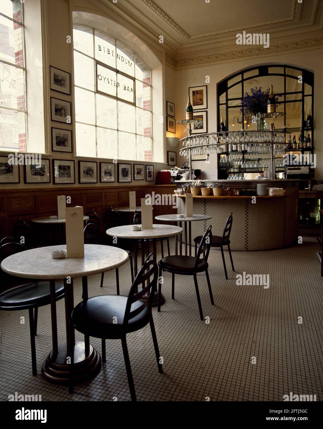 Sixties restaurant converted from warehouse London Stock Photo - Alamy