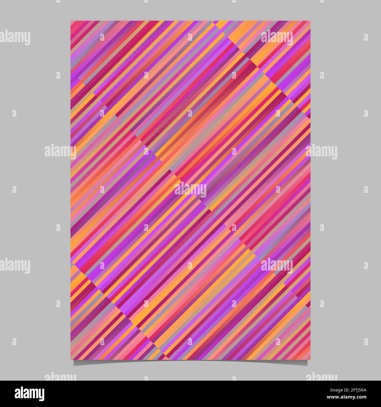 Trendy geometrical colorful stripe page template design Stock Vector ...