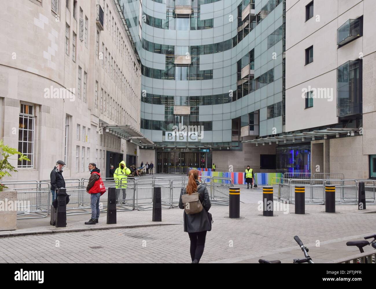 London, United Kingdom. 21st May 2021. Exterior view of Broadcasting ...