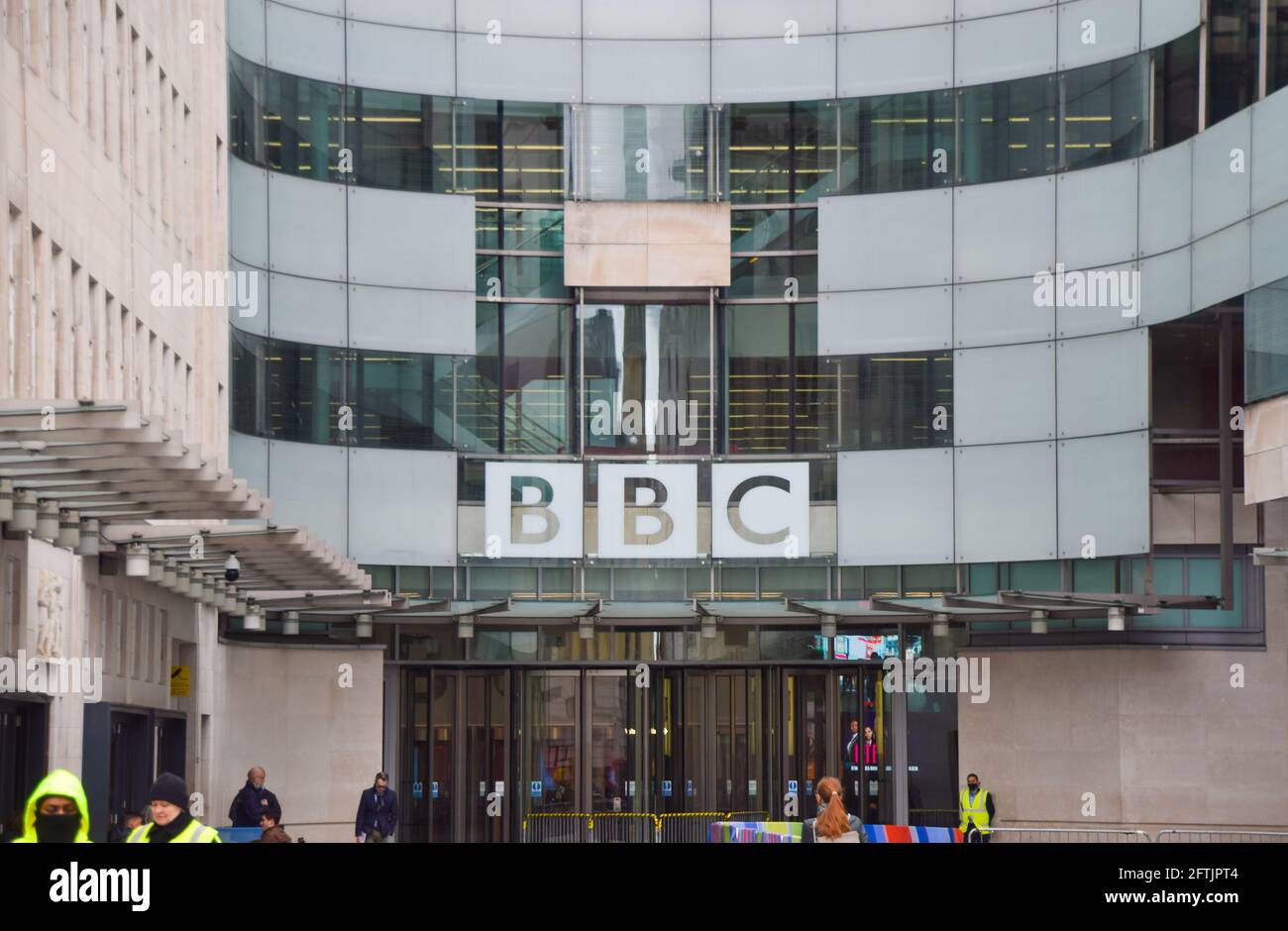 London, United Kingdom. 21st May 2021. Exterior view of Broadcasting ... London, United Kingdom. 21st May 2021. Exterior view of Broadcasting ...