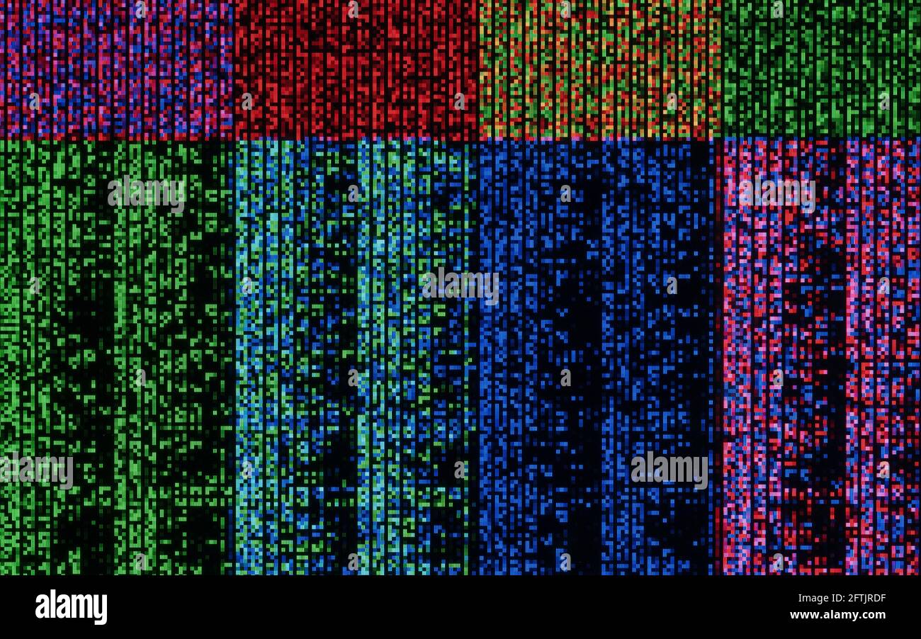 Abstract background of a digital glitch Stock Photo - Alamy