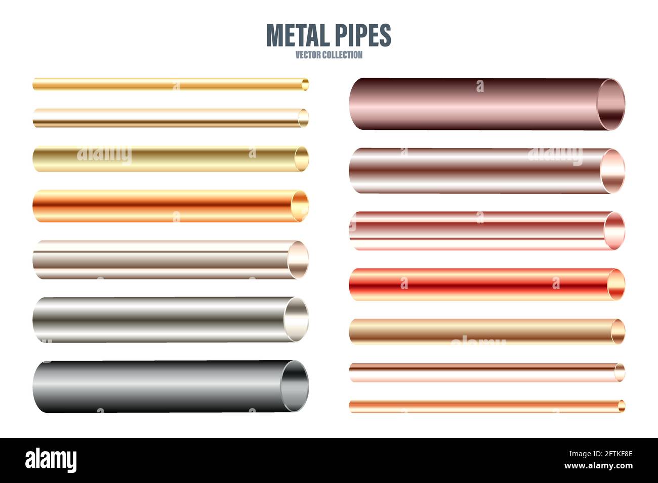 Stack gas pipes Stock Vector Images - Alamy
