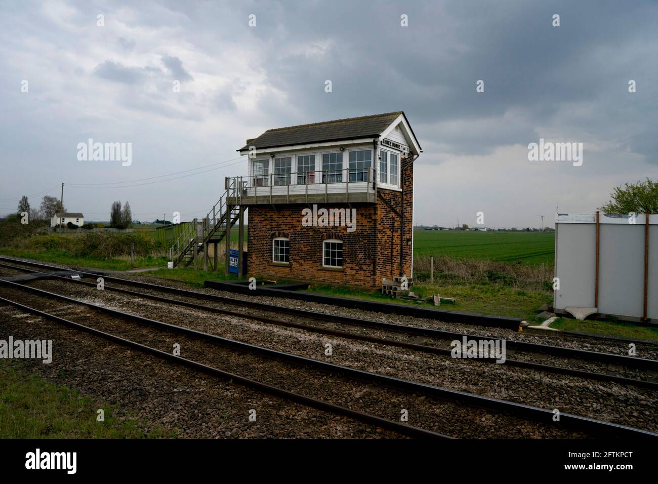 Peterborough railway signal box hi-res stock photography and images - Alamy