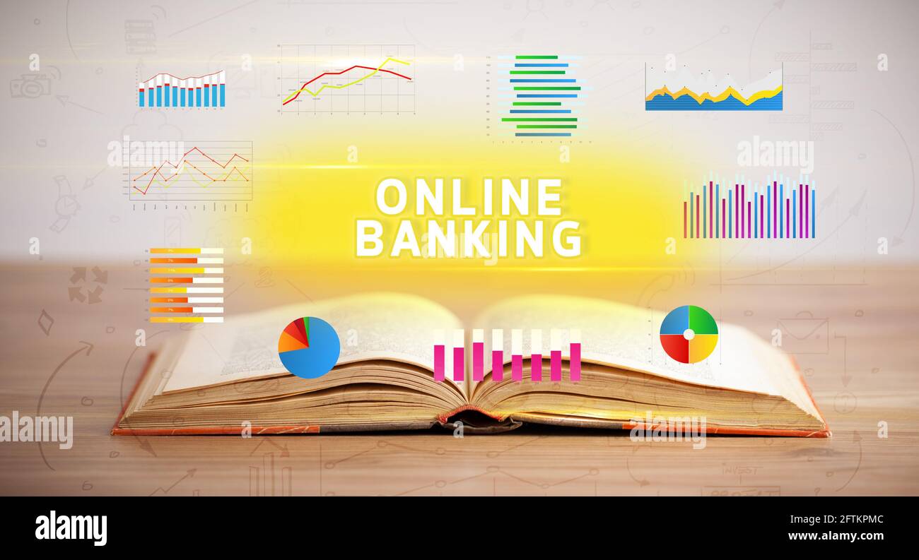 open book, business concept concept Stock Photo - Alamy