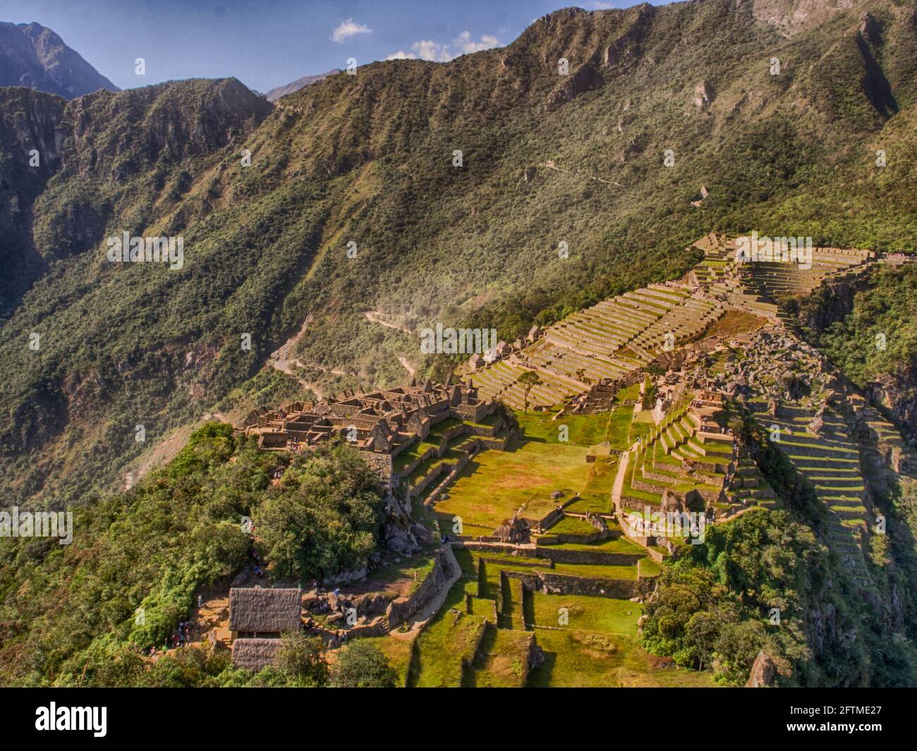 Machu Picchu, Peru - May 22, 2016: View of Machu Picchu from Huayna ...