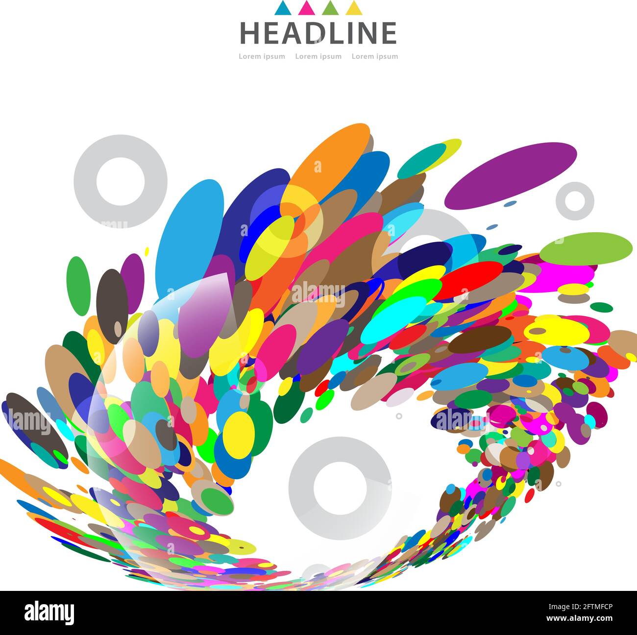 Brochure header layout background template Stock Vector Image & Art - Alamy