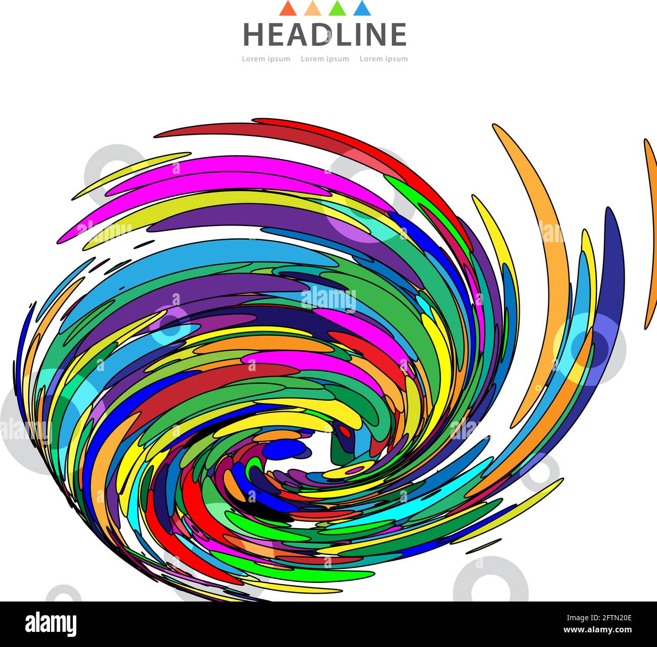 Brochure header layout background template Stock Vector Image & Art - Alamy