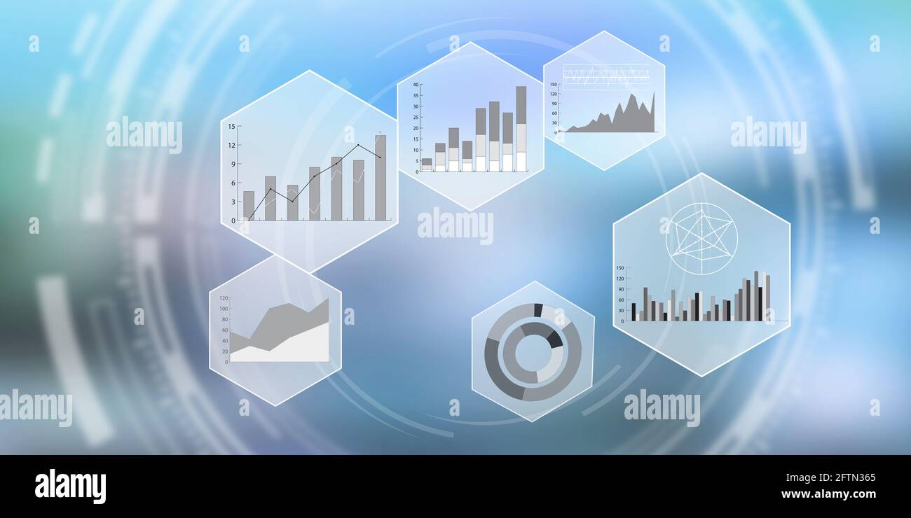 Illustration of a data analysis concept Stock Photo - Alamy