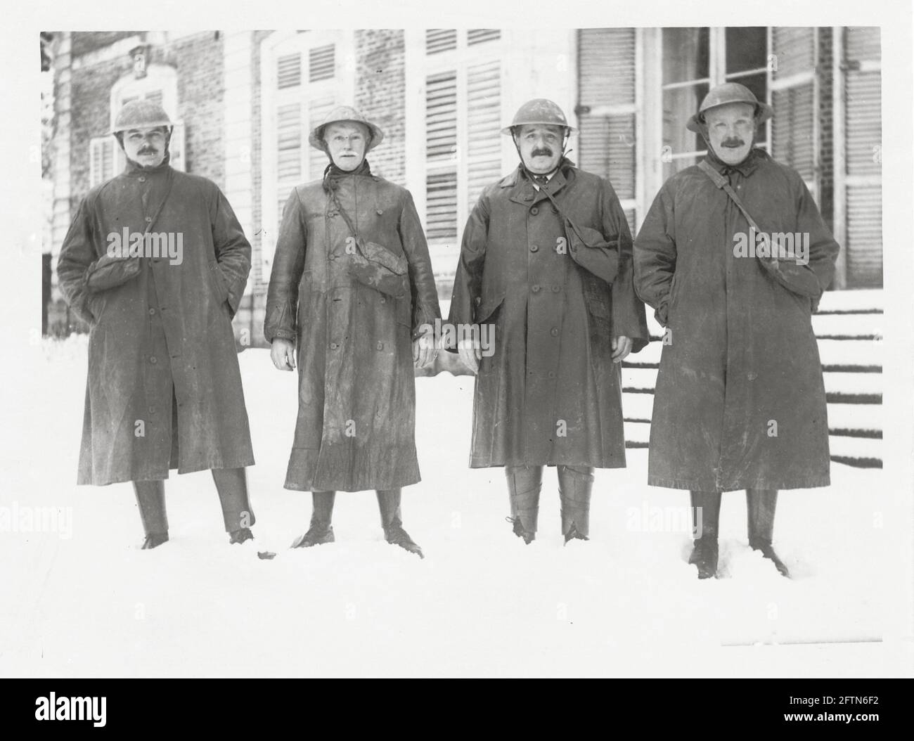 World War One, WWI, Western Front - Delegation after a tour of the ...