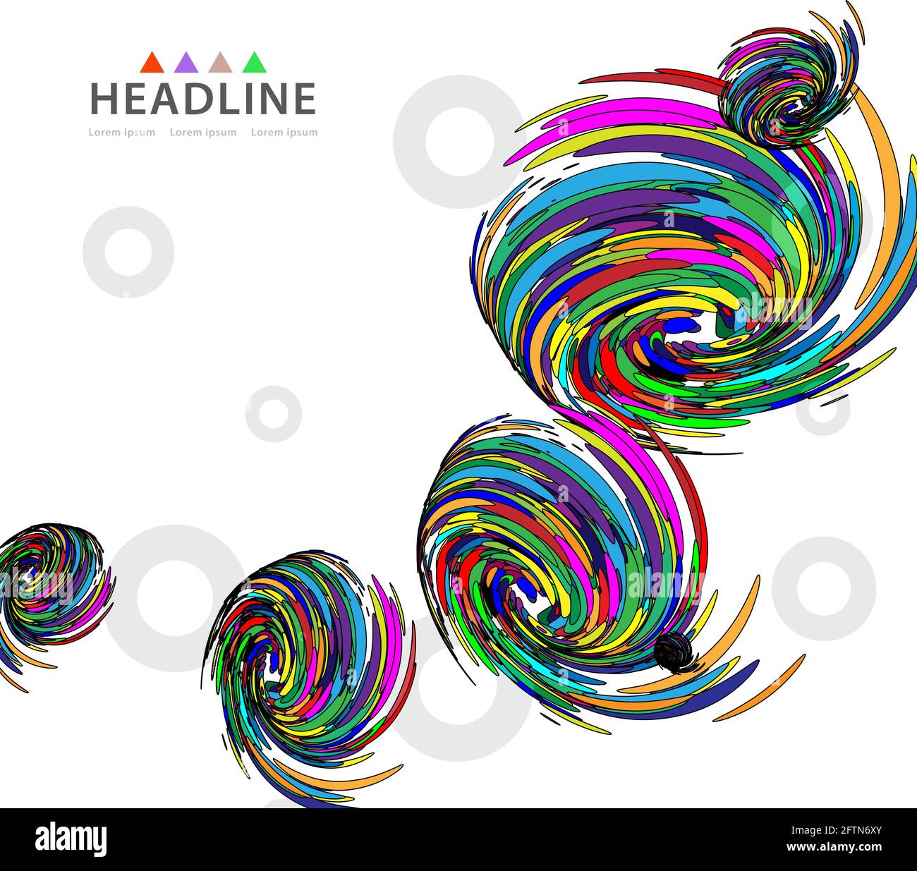 Brochure header layout background template Stock Vector Image & Art - Alamy