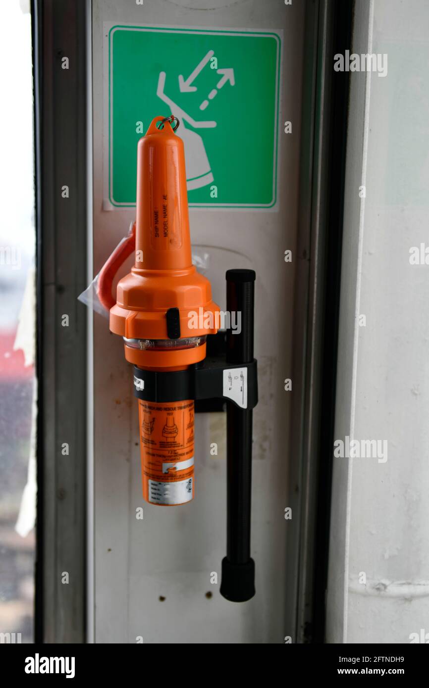 SART - search and rescue radar transponder Stock Photo - Alamy