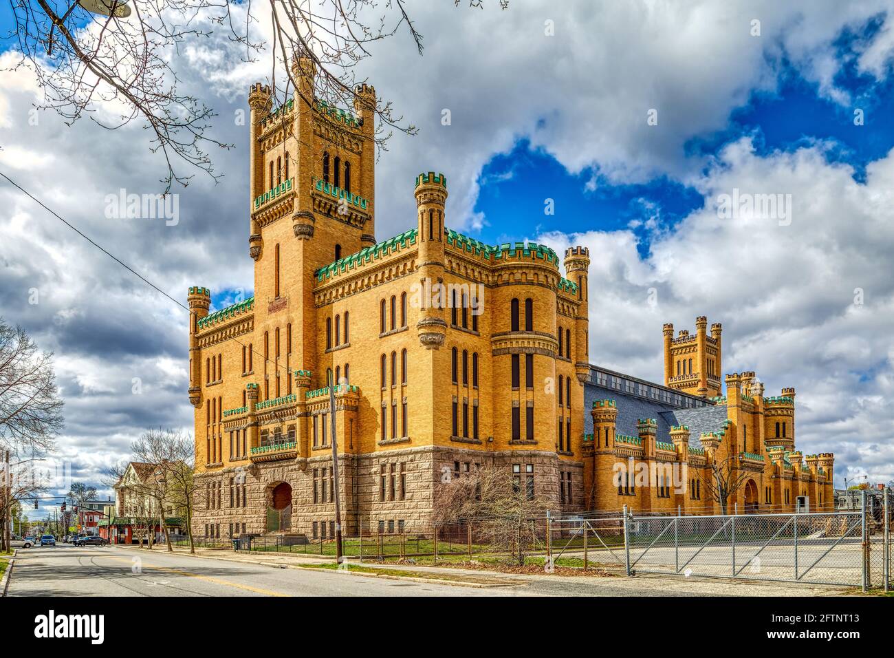 Cranston Street Armory Stock Photo - Alamy