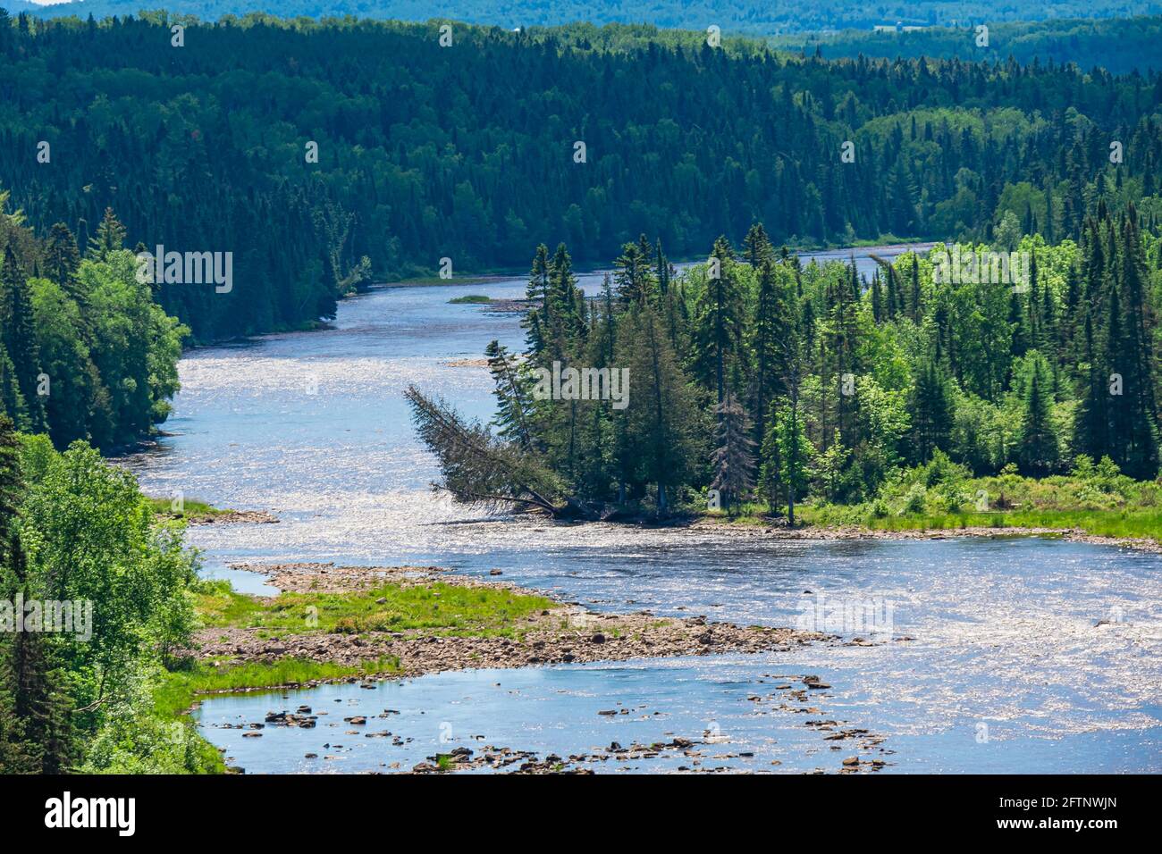 Kakabeka Falls and Cedar Falls Conservation Area Ontario Canada Stock ...