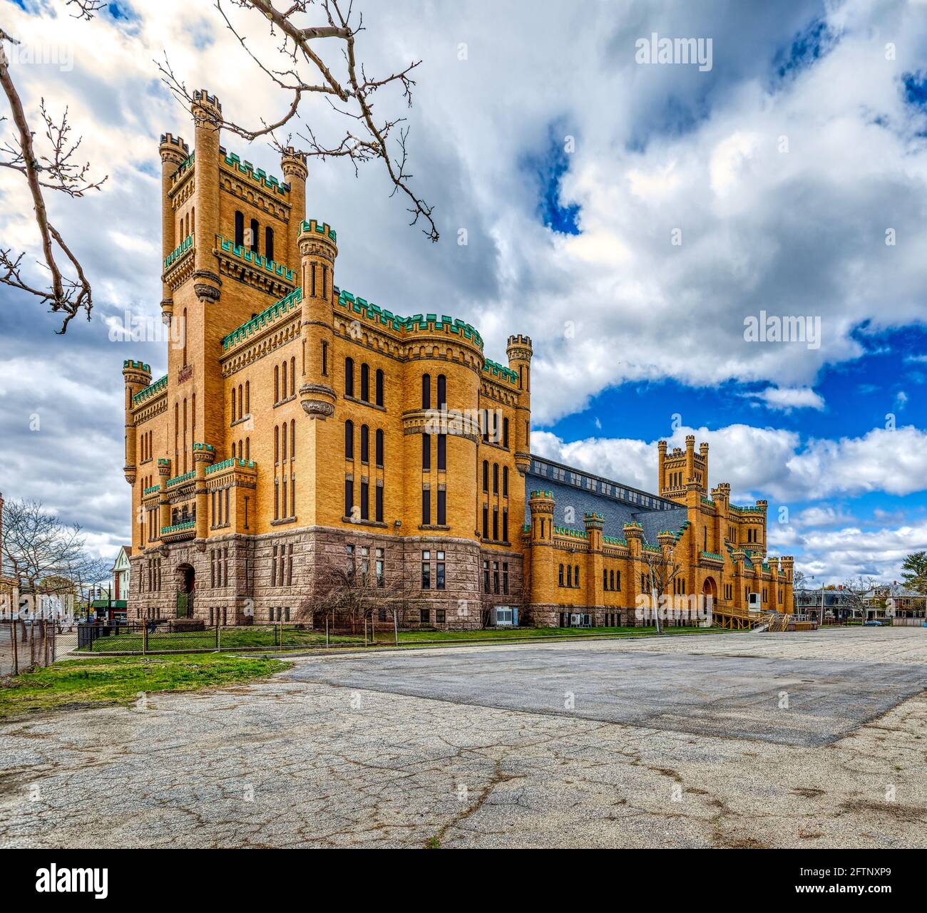 Cranston Street Armory Stock Photo - Alamy