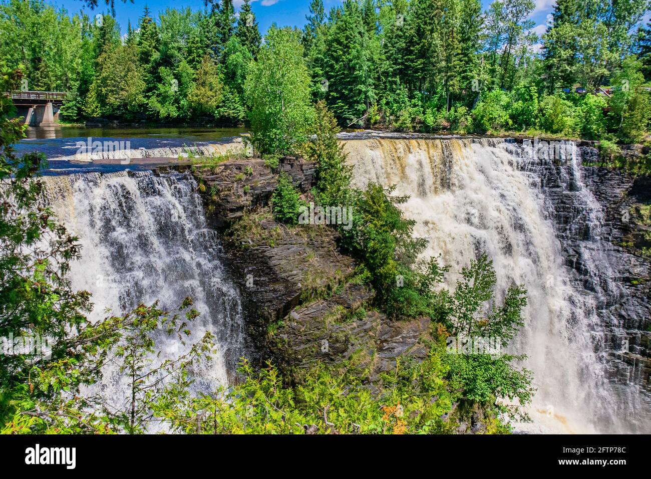 Kakabeka Falls and Cedar Falls Conservation Area Ontario Canada Stock ...