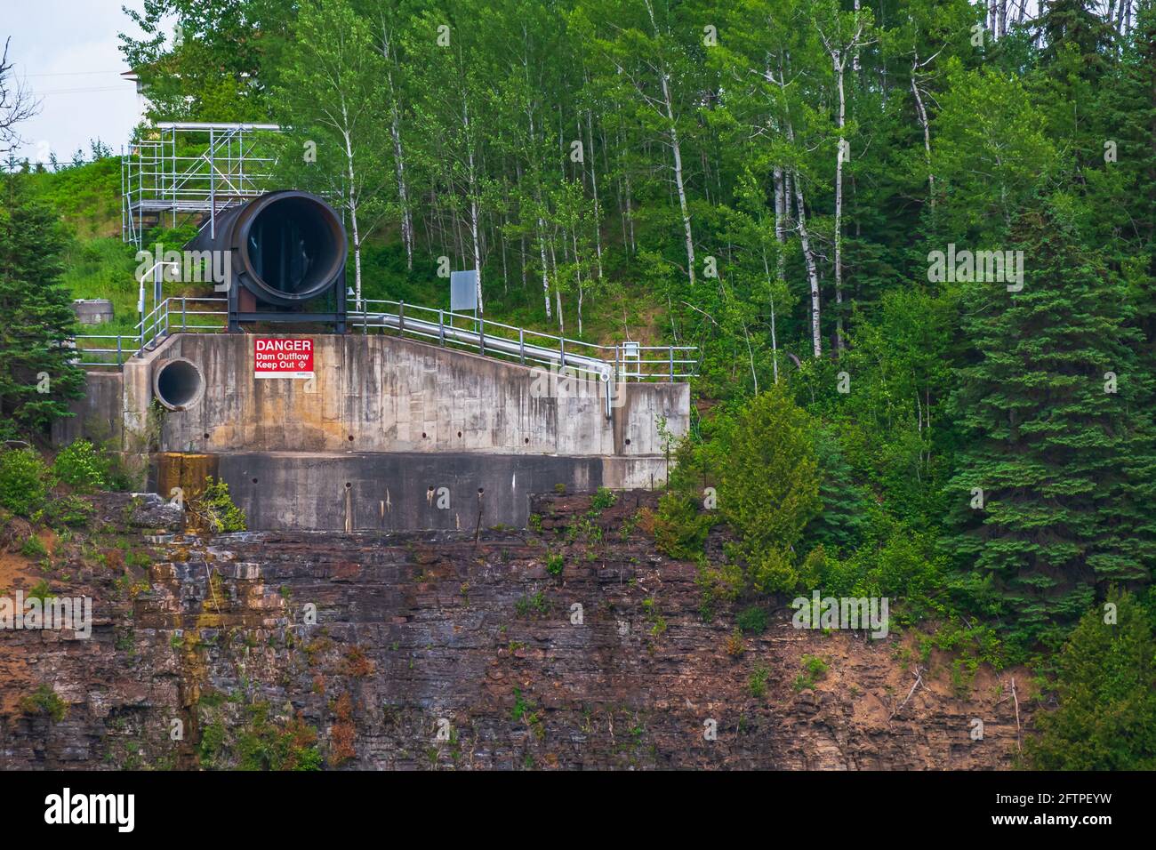 Kakabeka Falls and Cedar Falls Conservation Area Ontario Canada Stock Photo - Alamy
