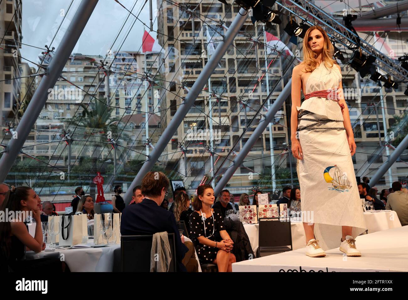 Monte Carlo, Monaco. 21st May 2021. The Amber Lounge Fashion Show. 21. ...
