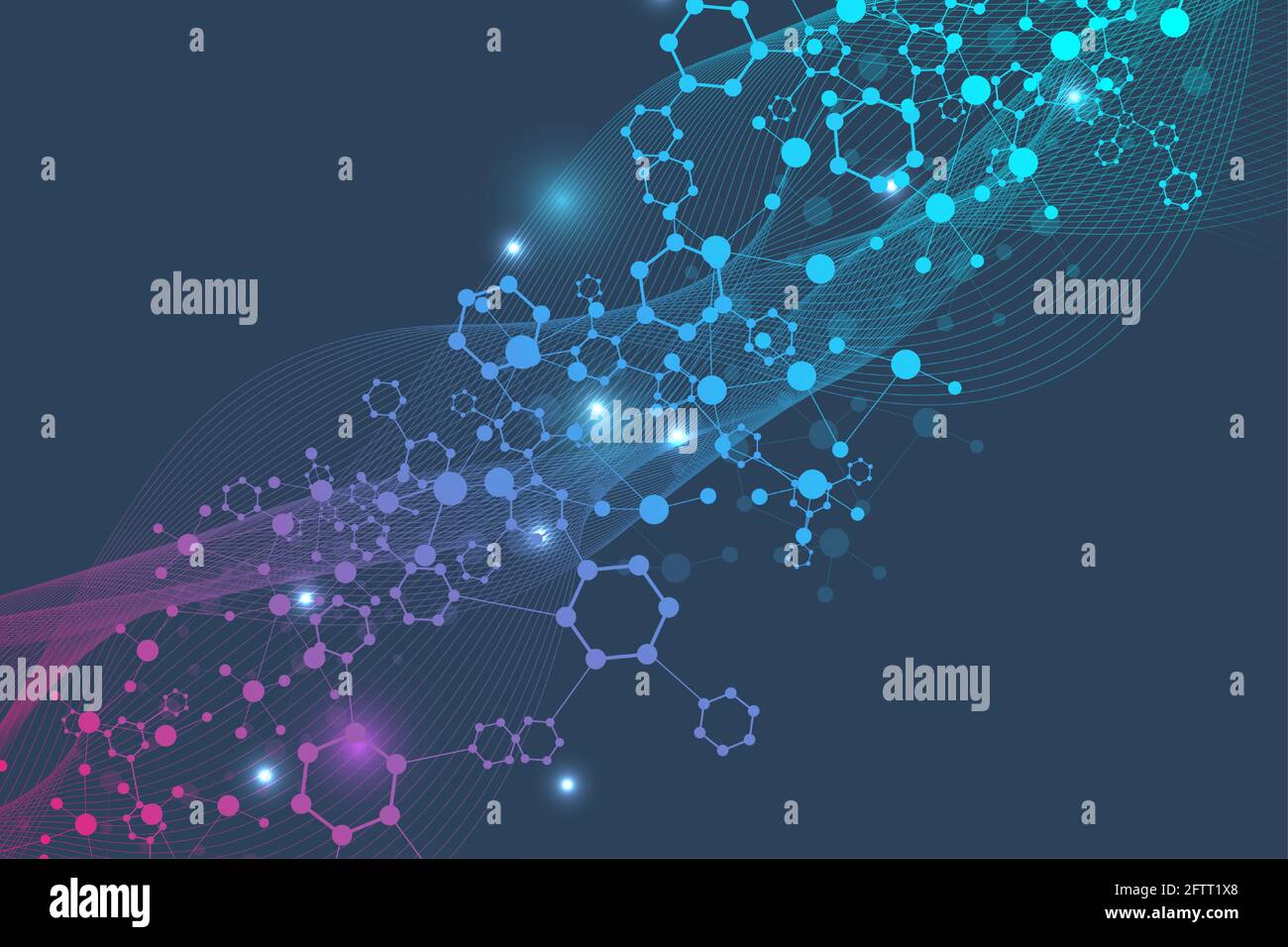 Big Data Visualization Background. Modern futuristic virtual abstract background. Science ...