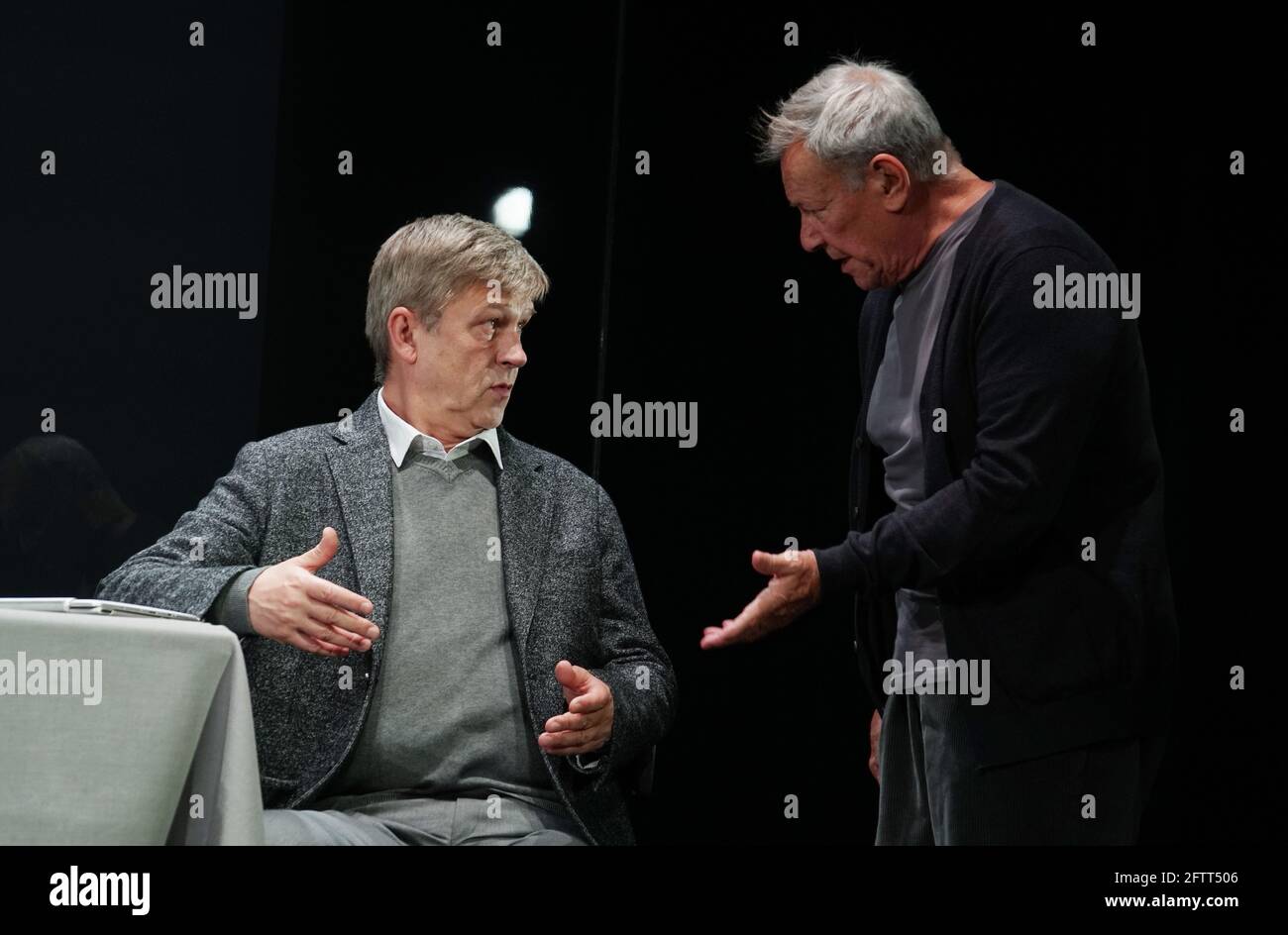 May 7, 2021. - Russia, Moscow. - Moscow 'Sovremennik' Theatre. 'Dad ...