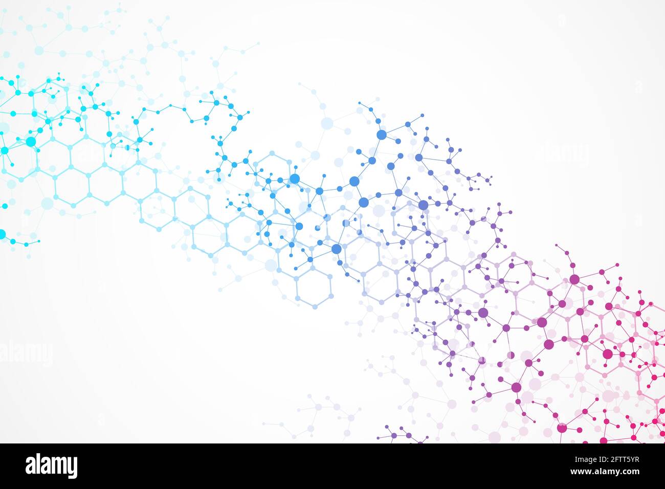 Structure molecule and communication. Dna, atom, neurons. Scientific ...