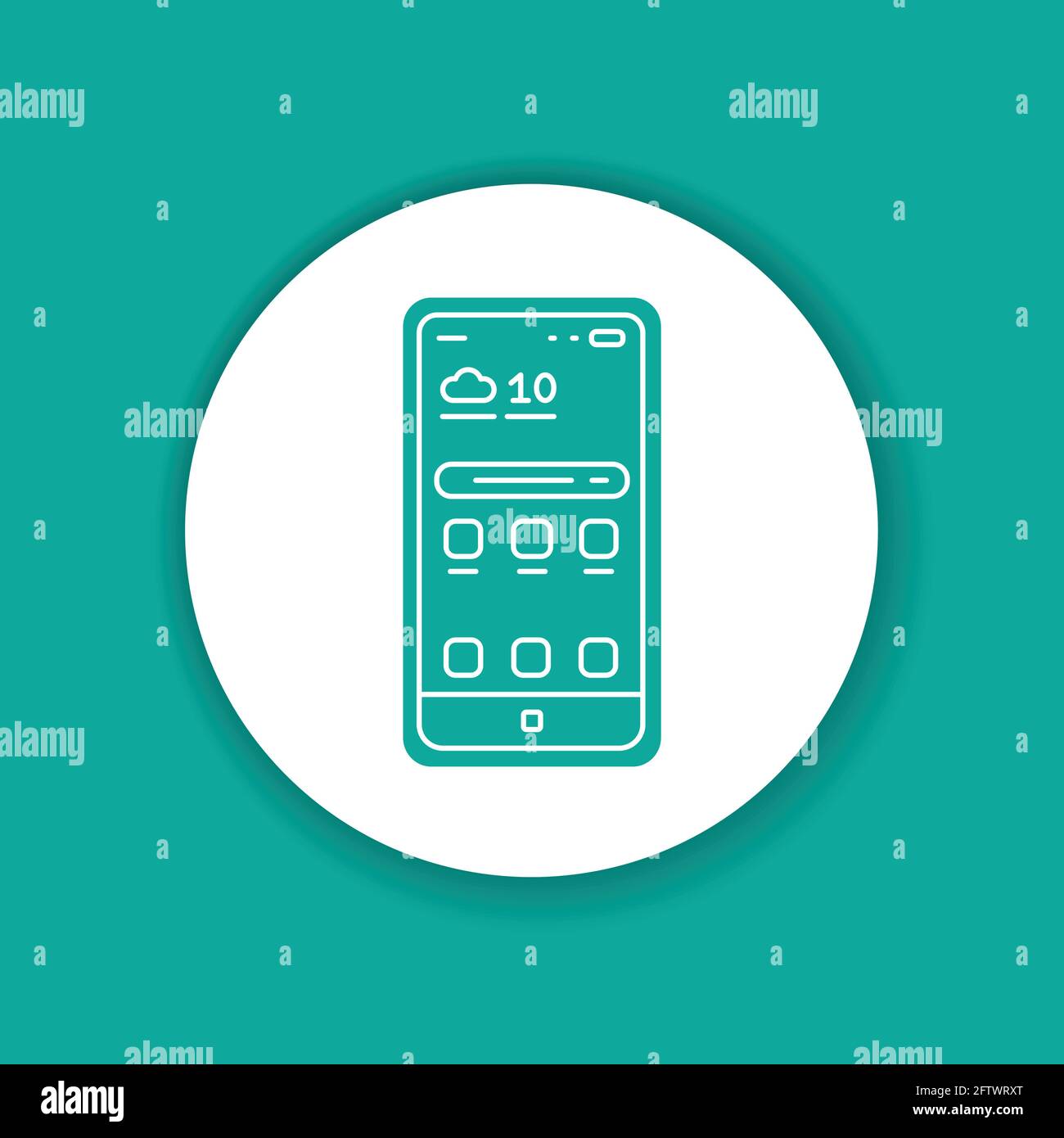 Mobile devices color glyph icon. Pictogram for web page, mobile app ...