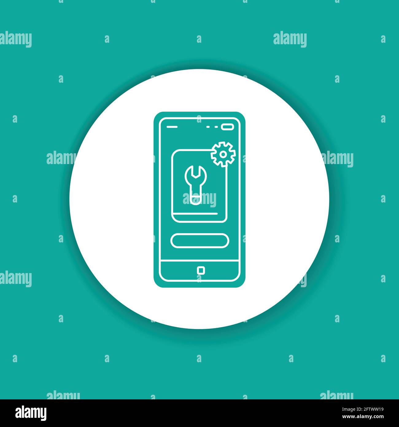 App development guide black line icon. Pictogram for web page, mobile ...