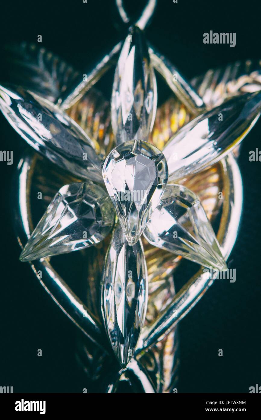 macro of Evenstar jewel of Lord of the rings Stock Photo - Alamy