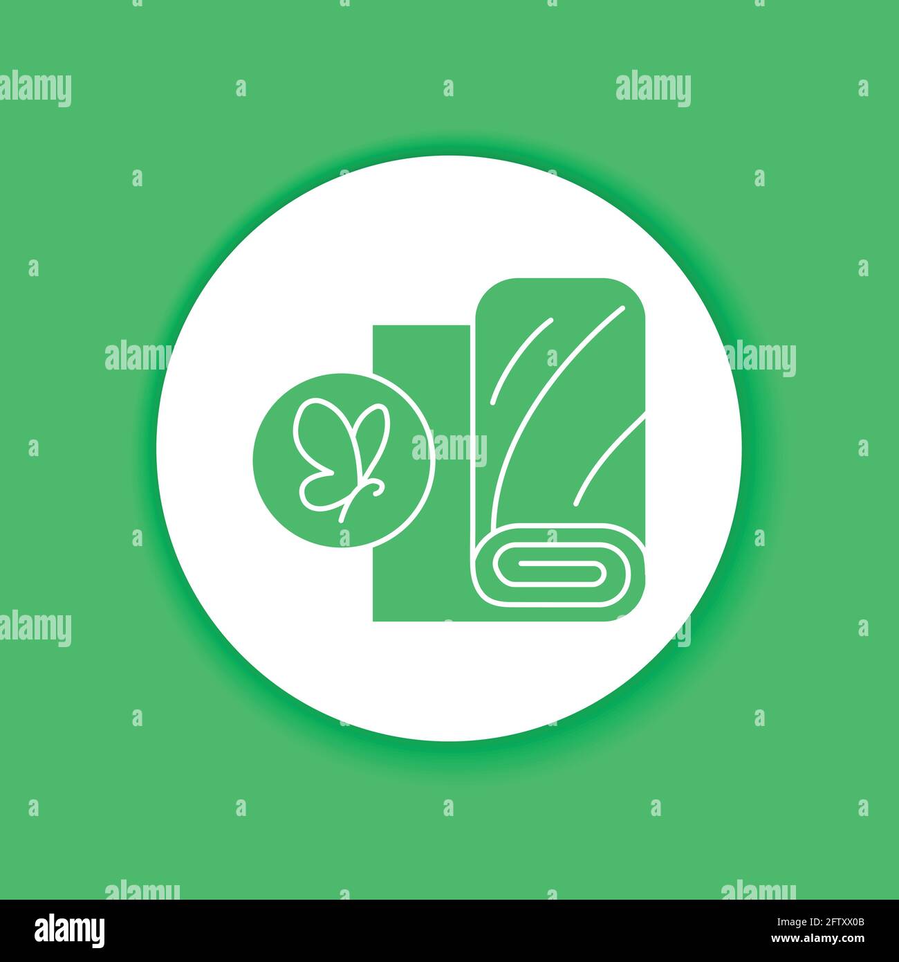 Silk fabric color glyph icon. Pictogram for web page, mobile app, promo. UI UX GUI design ...